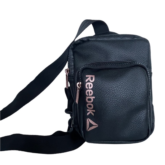 Reebok | Bags | Reebok Nadia Crossbody Mini Bag Black Bronze | Poshmark